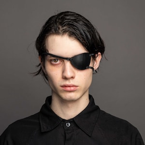 Metal Gear Solid Eye Patch, Leather Eye Patch, Man Eye Patch, Snakes Eye Patch, Black Eye Patch ...