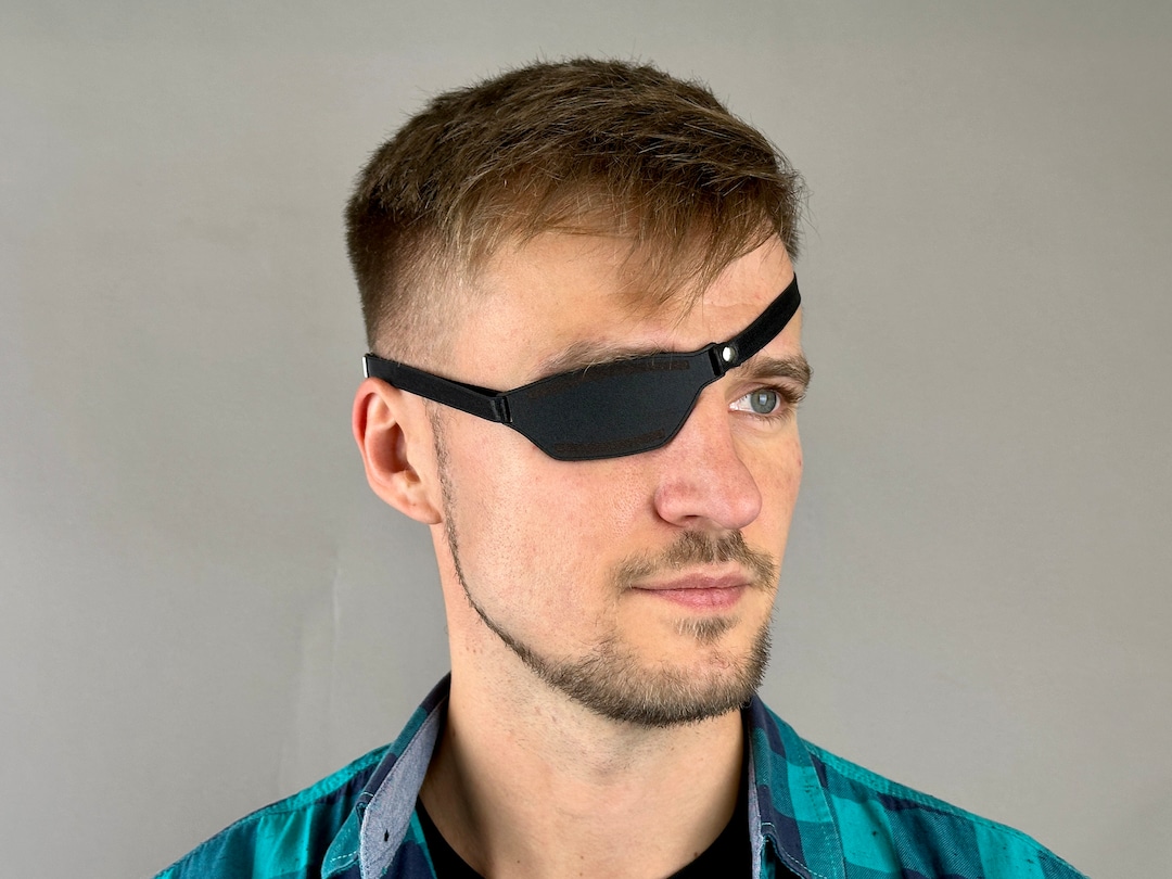 Leather Eye Patch, Eye Patch, Man Eye Patch, Woman Eye Patch, Brown Eye ...