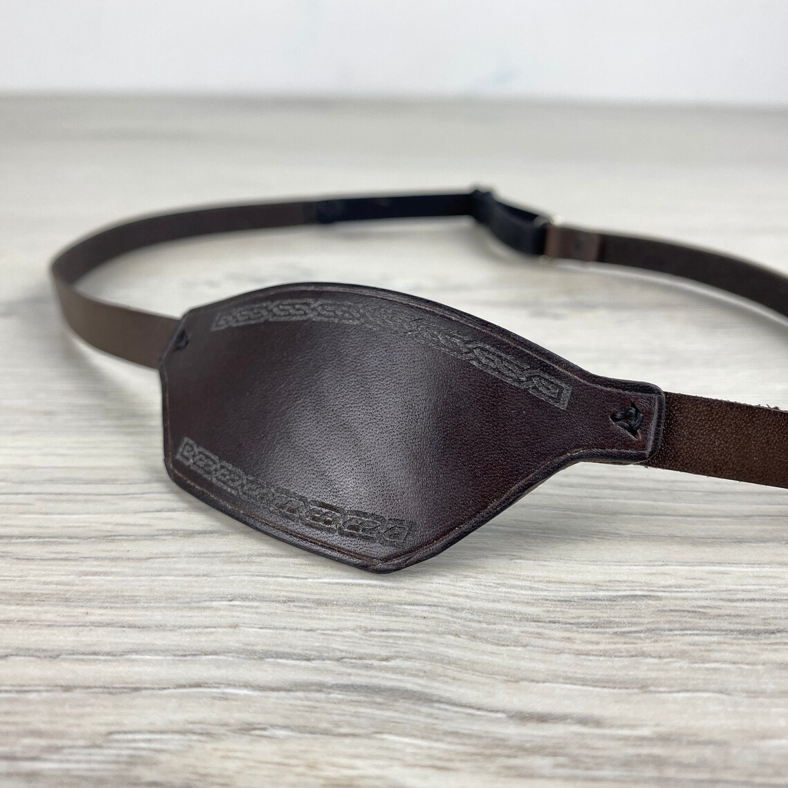 Leather Eye Patch, Eye Patch, Man Eye Patch, Woman Eye Patch, Brown Eye ...