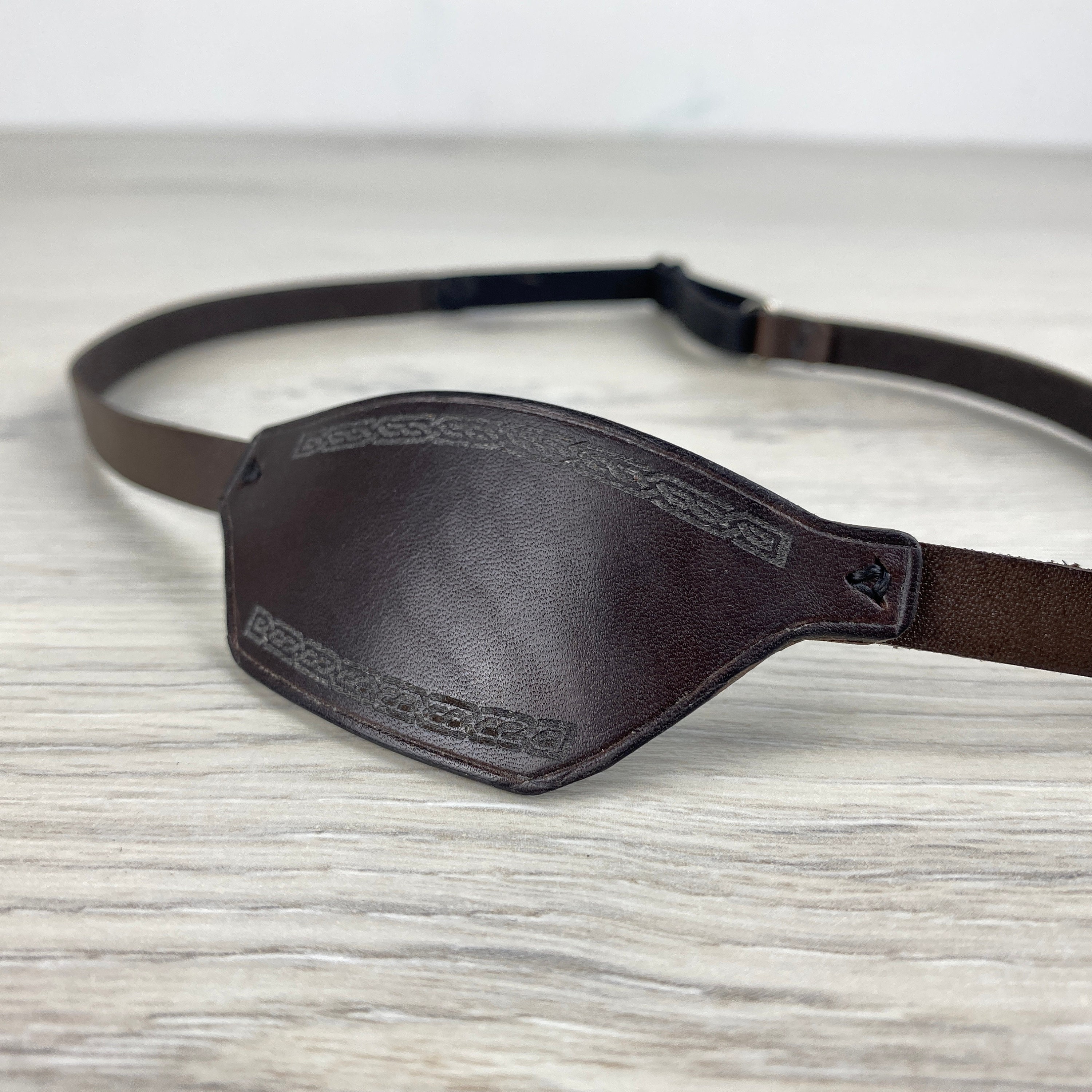 Leather Eye Patch, Eye Patch, Man Eye Patch, Woman Eye Patch, Brown Eye ...