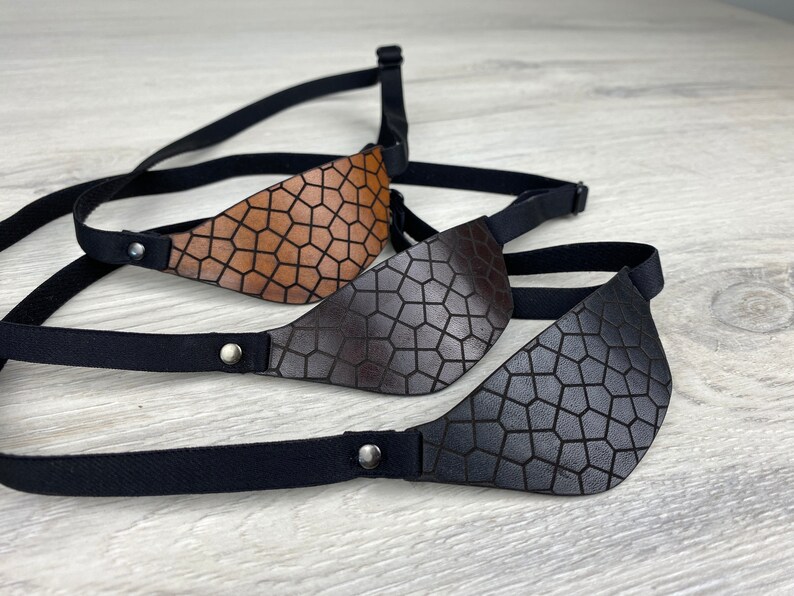 Leather Eye Patch With Pattern Eyepatch Man Eye Patch Woman | Etsy