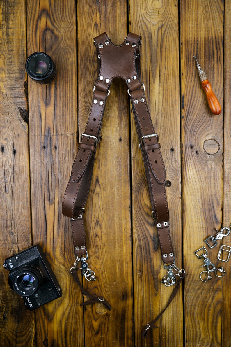 Dual Camera Strap, Money Maker, Dual Camera Harness,leather Camera ...