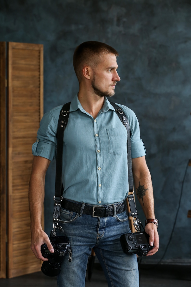 Camera Harness Dual Camera Strap Camera Strap Dual Camera - Etsy