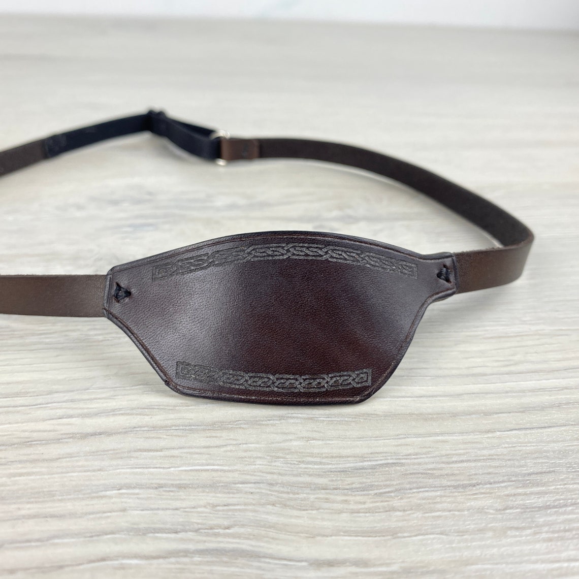Leather Eye Patch, Eye Patch, Man Eye Patch, Woman Eye Patch, Brown Eye ...