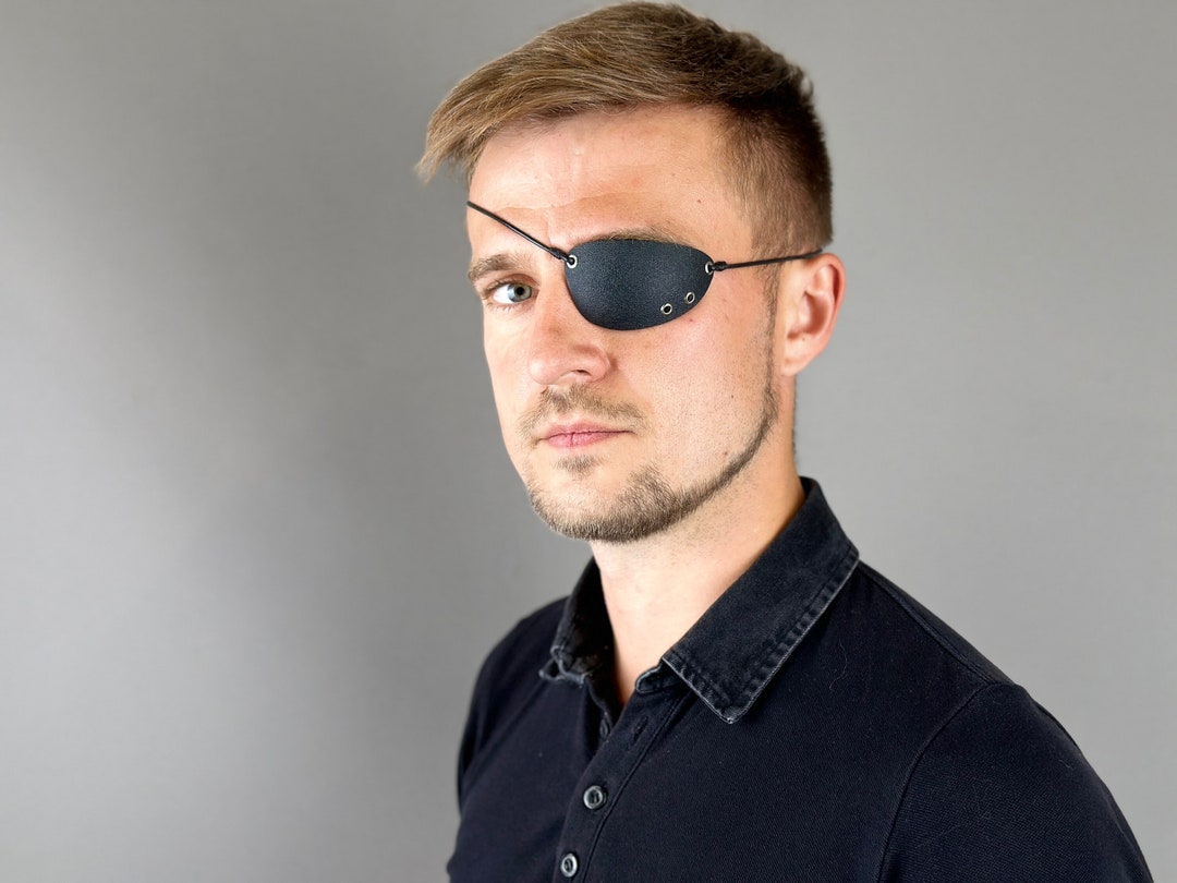 Kydex Eye Patch, Eye Patch, Unisex Eye Patch, Concave Eye Patch, Black ...