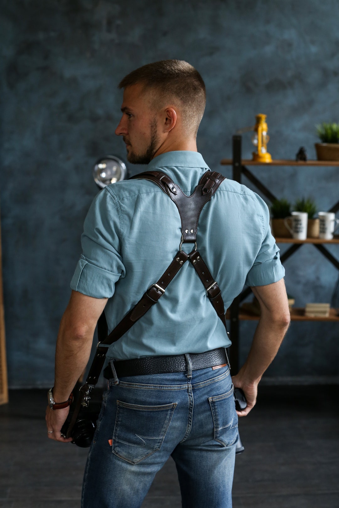 Dual Camera Strap, Money Maker, Dual Camera Harness,leather Camera ...
