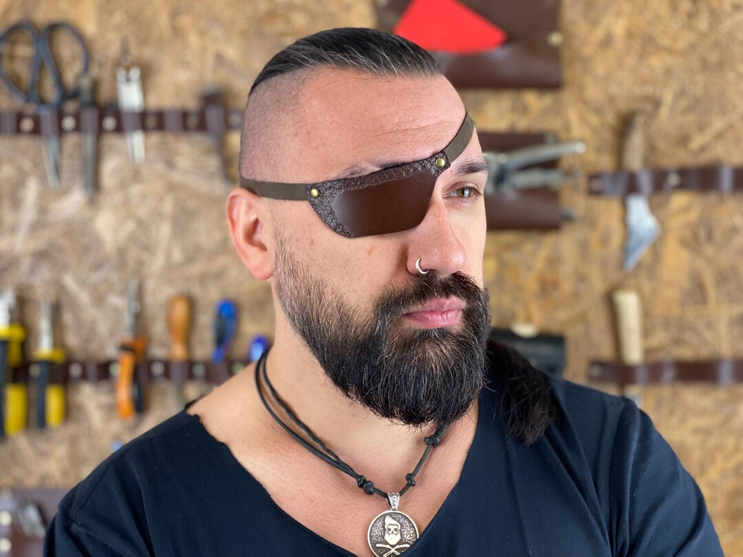 Leather Eye Patch Eye Patch Man Eye Patch Woman Eye Patch Unisex Eye ...