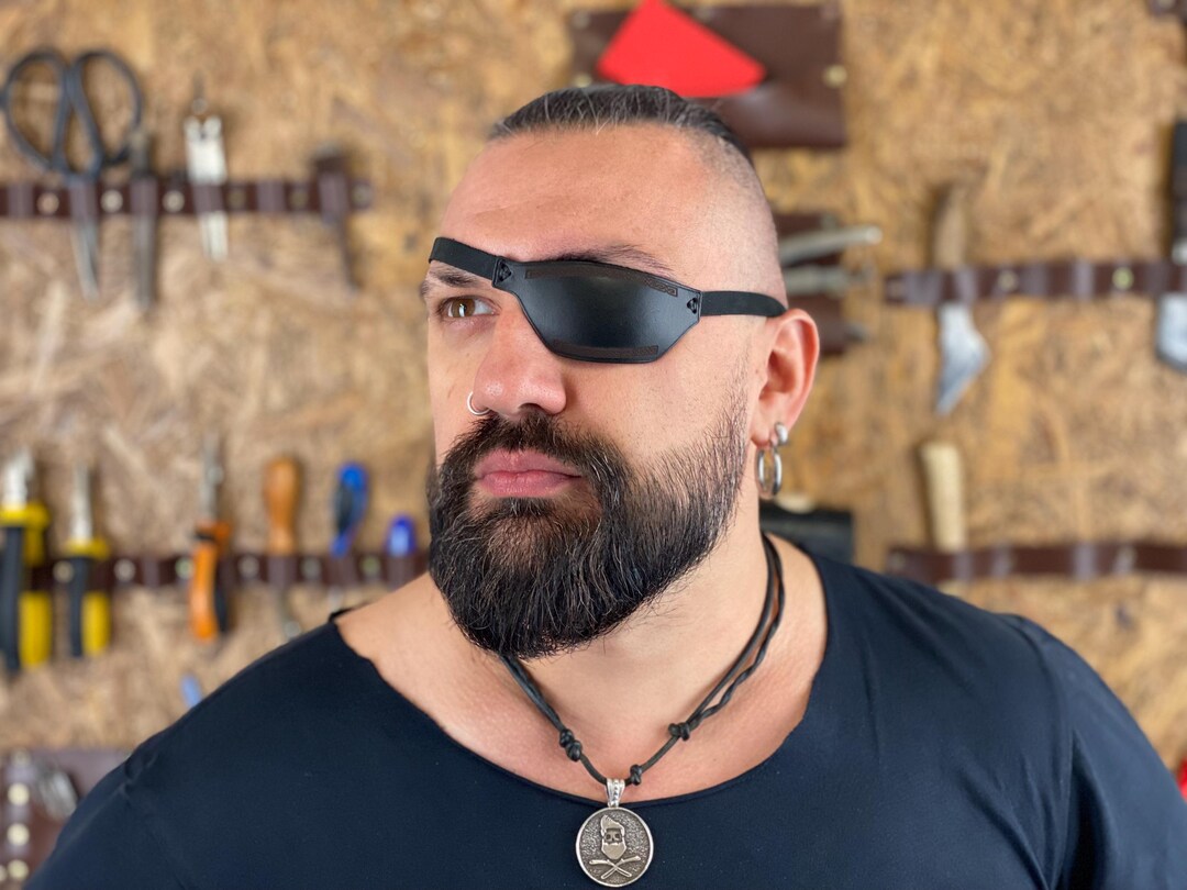 Leather Eye Patch Eye Patch Man Eye Patch Woman Eye Patch Unisex Eye ...