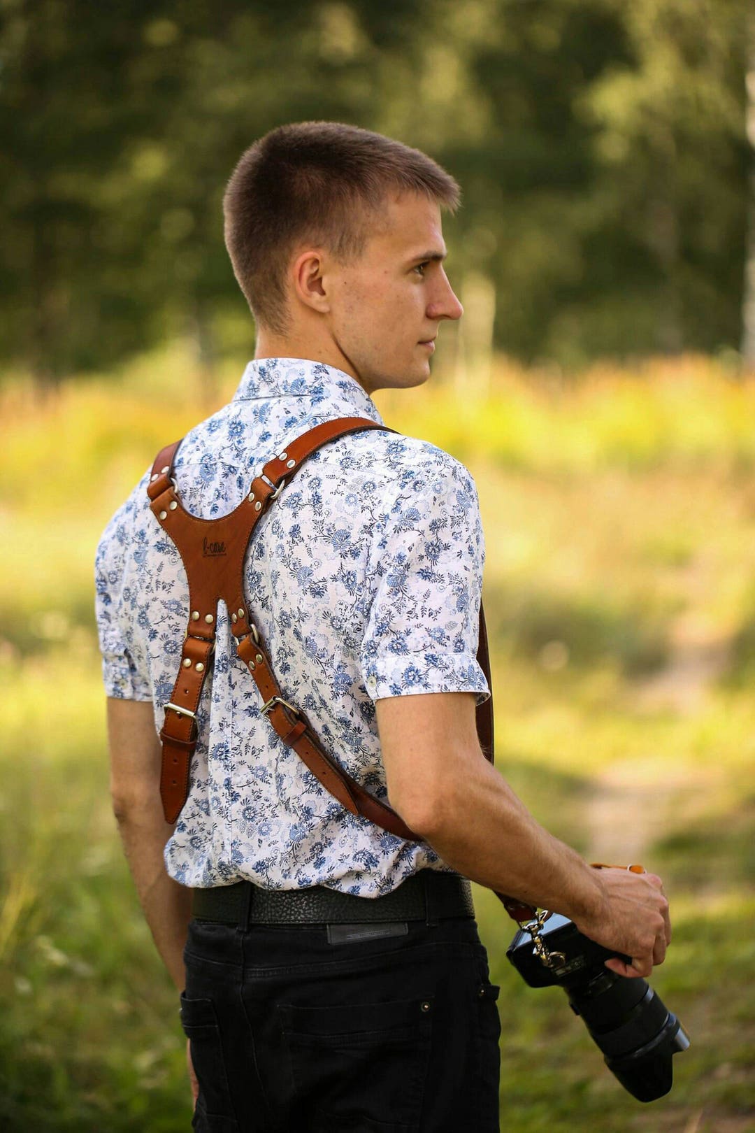 Dual Camera Strap, Money Maker, Dual Camera Harness,leather Camera ...