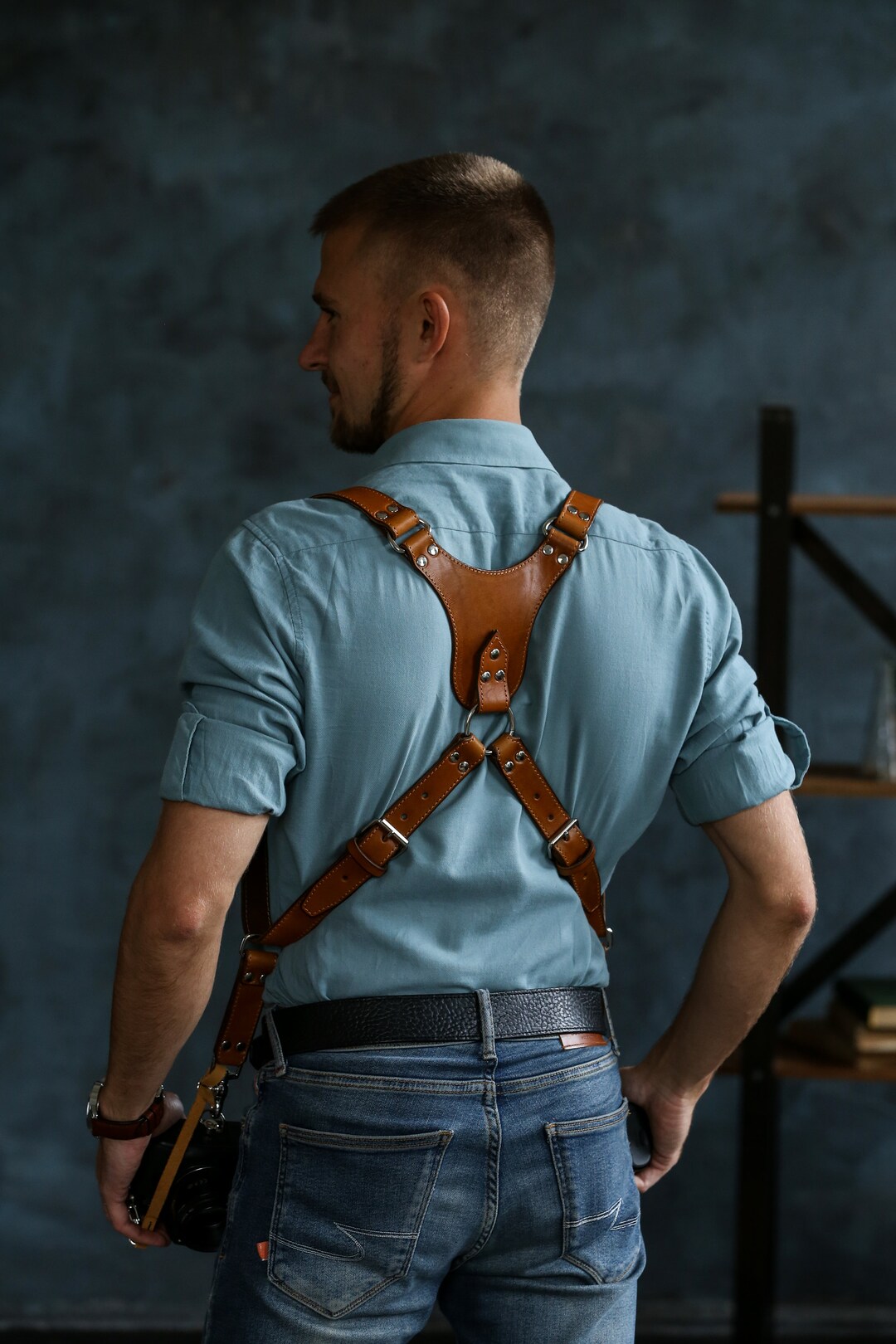 Dual Camera Harness With Stainless Steel Carbines, Dual Camera Strap ...