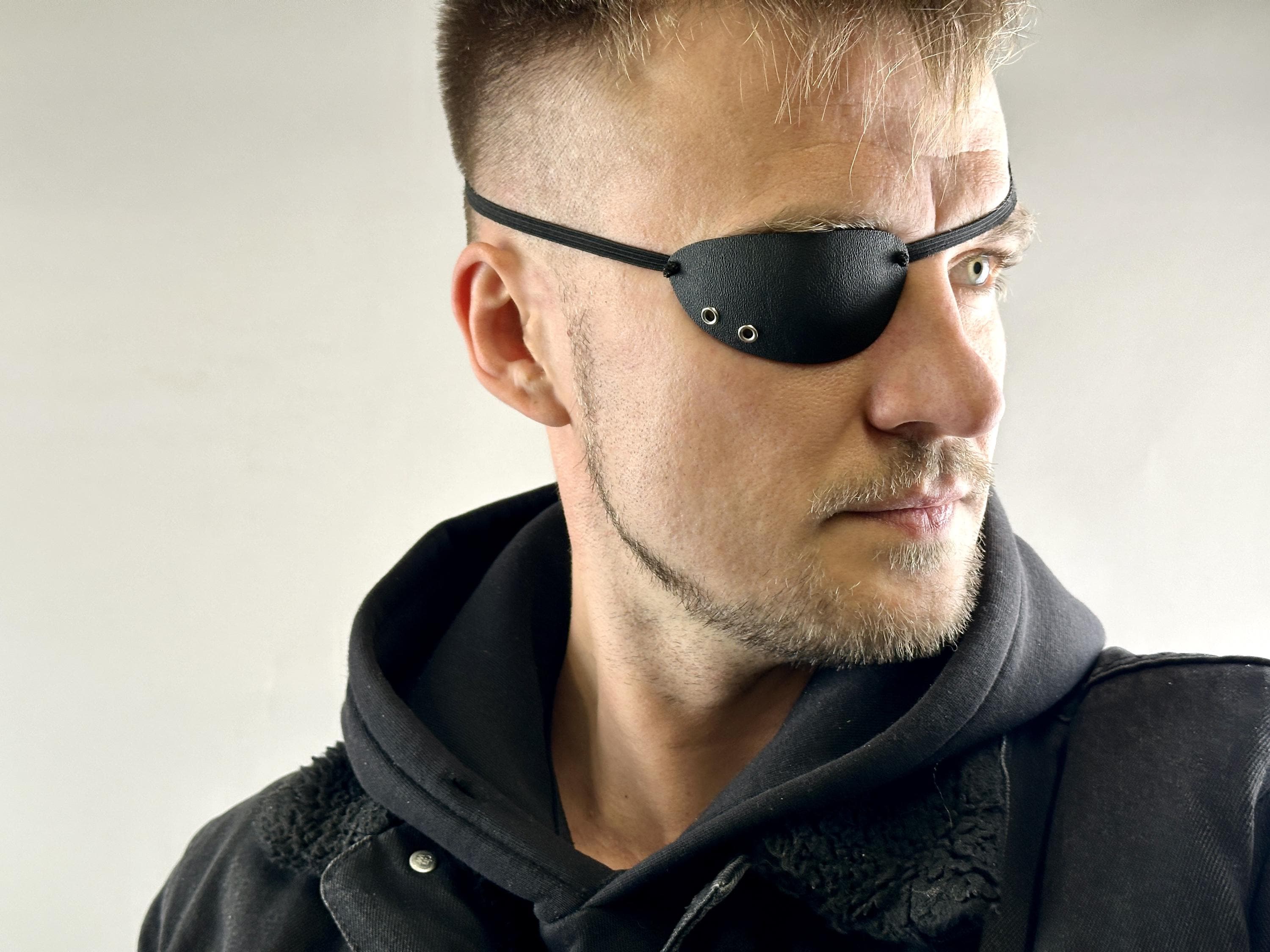 Eye Patch, Kydex Eye Patch, Unisex Eye Patch, Concave Eye Patch, Black ...
