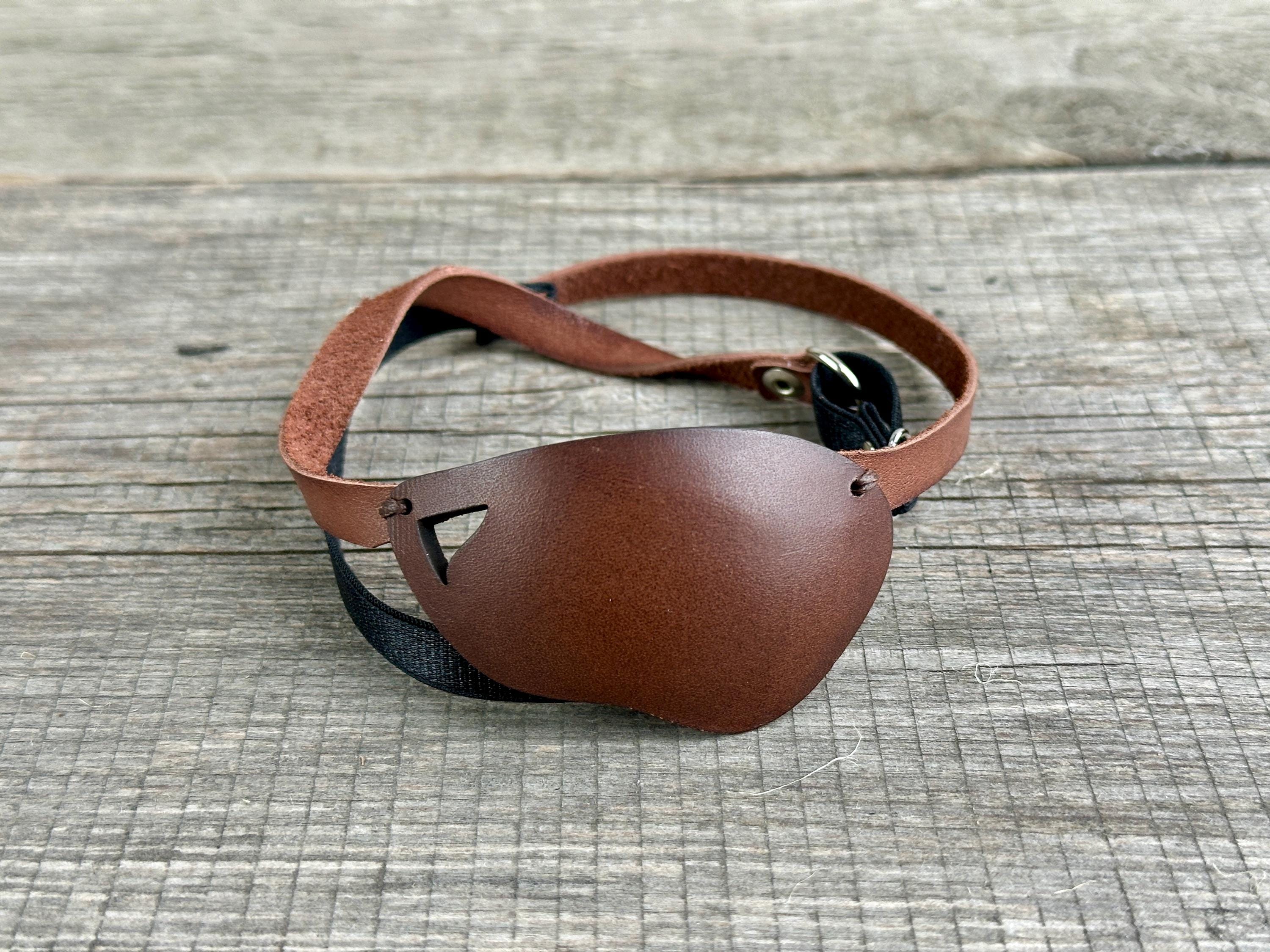 Full-grain Leather Eye Patch: 3D Concave Design - Etsy