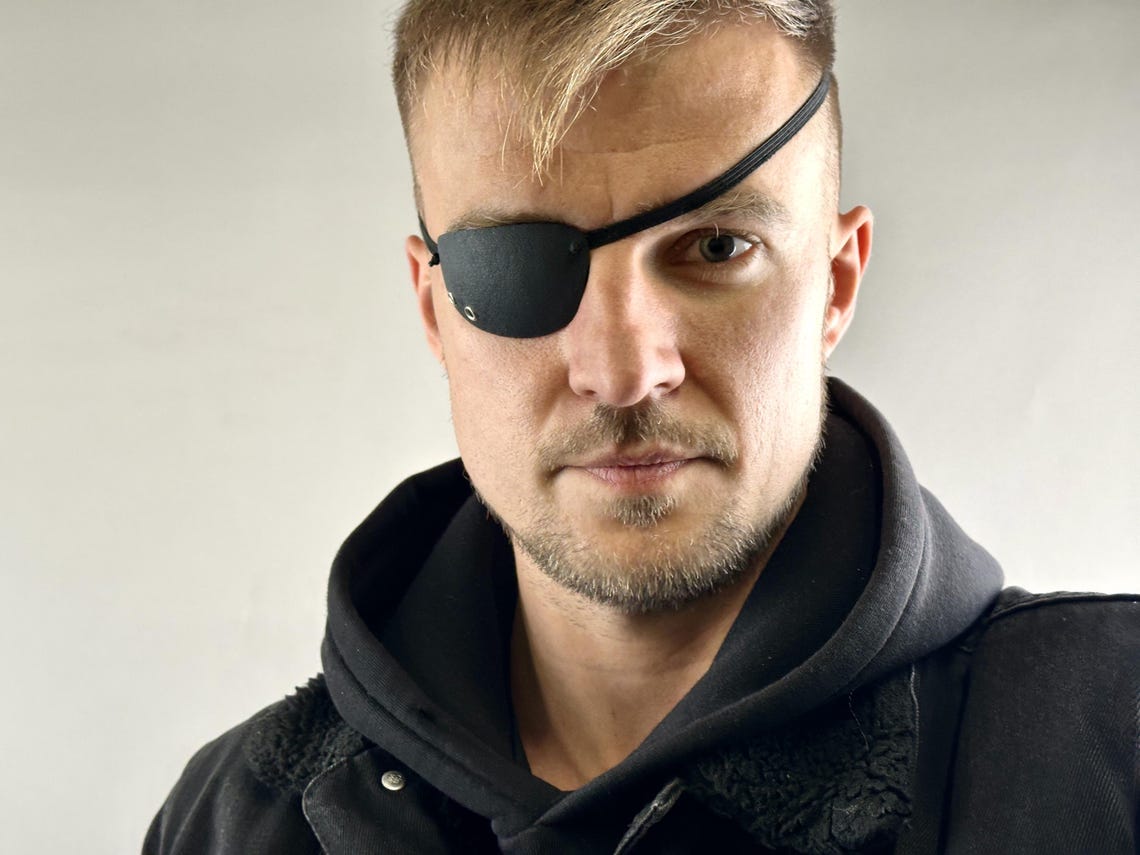 Eye Patch, Kydex Eye Patch, Unisex Eye Patch, Concave Eye Patch, Black ...