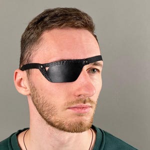Leather Eye Patch | Eye Patch | Man Eye Patch | Woman Eye Patch ...