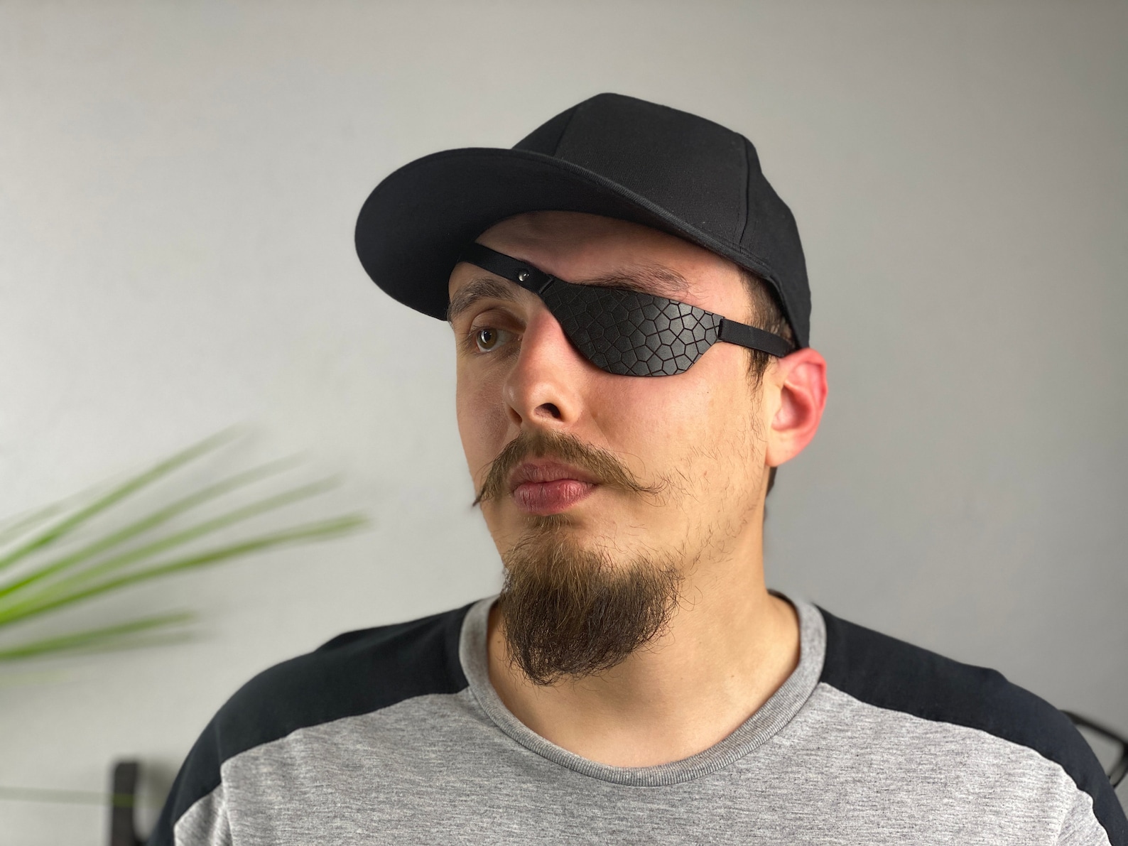 Leather Eye Patch With Pattern Eyepatch Man Eye Patch Woman | Etsy