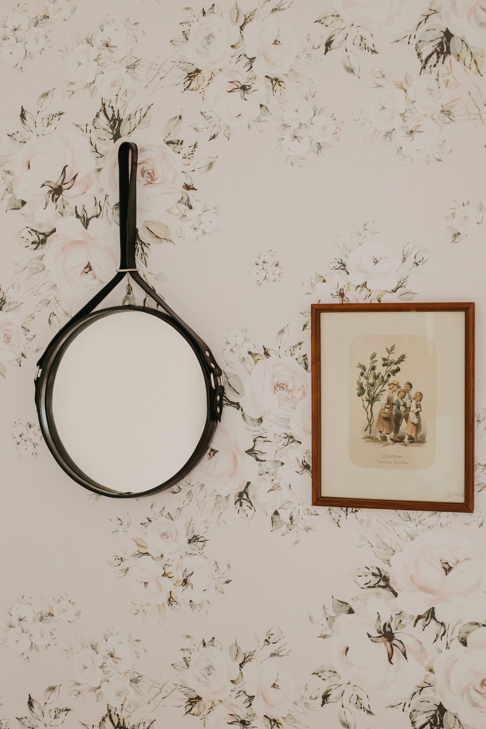 Leather Strapped Mirror Handmade Leather Mirror Straps Wall - Etsy