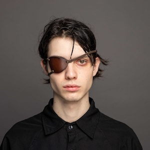 Metal Gear Solid Eye Patch, Leather Eye Patch, Man Eye Patch, Snakes ...