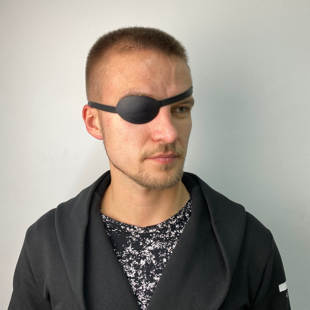 Franky Cook Eye Patch, Leather Eye Patch, Eye Patch, Man Eye Patch ...