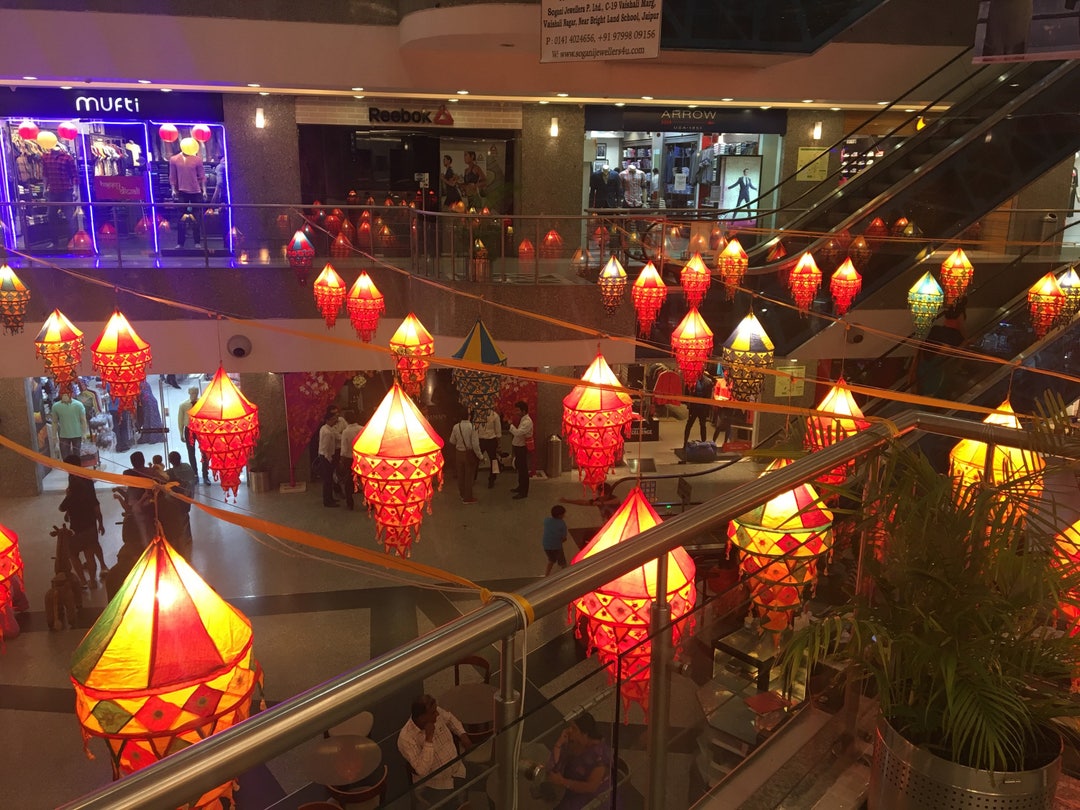 Beautiful Handcrafted Wedding Event Party Decorative Fabric Lanterns ...