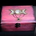 Triple moon box Gothic decor box Tarot box Moon decor Wicca | Etsy