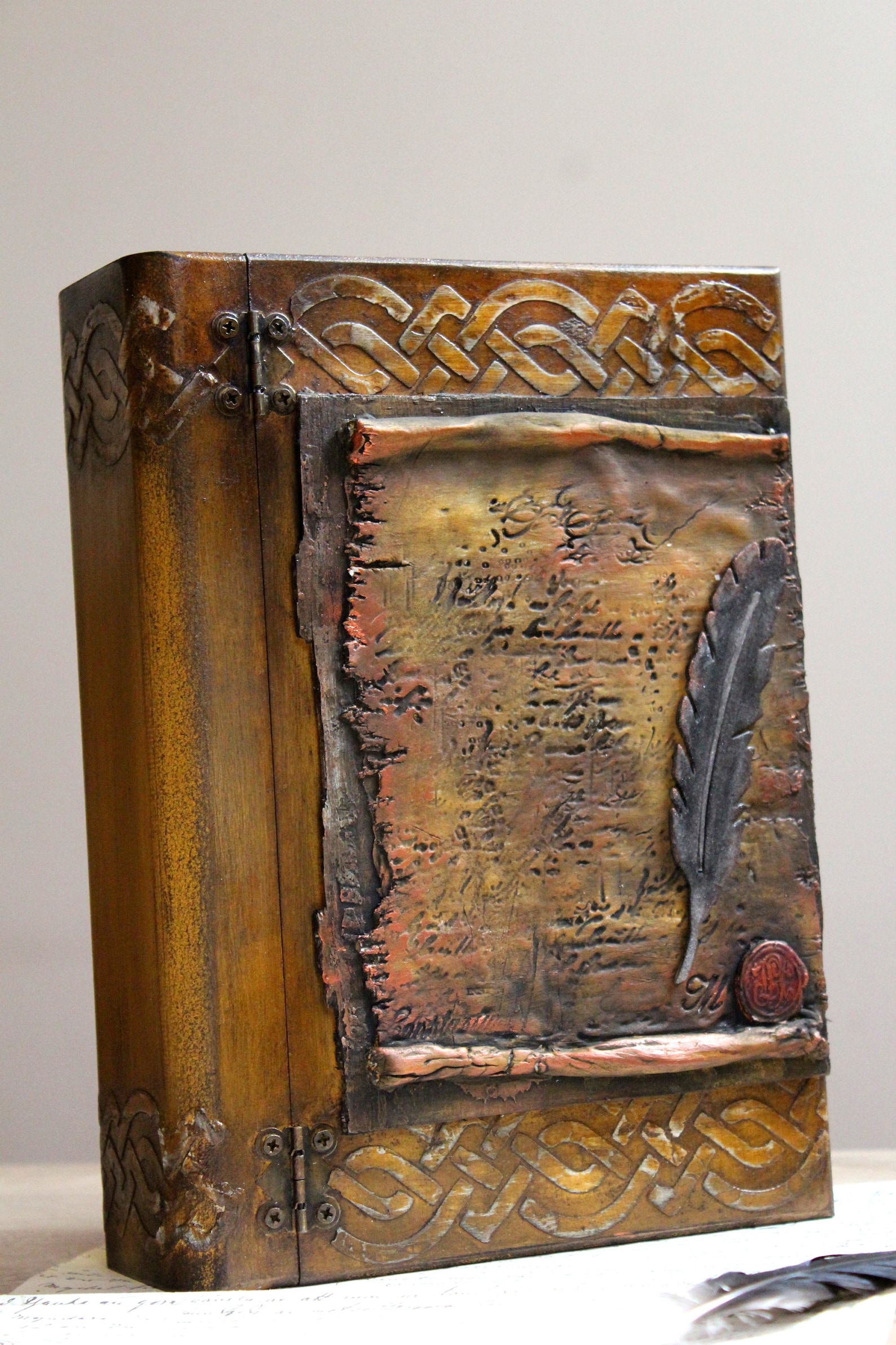 Letter Book Box Book of Shadows Box Book of Spells Box - Etsy