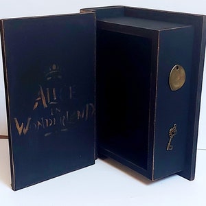 Alice in Wonderland, Alice Gothic Box, Alice Book Box, Alice Tea Party ...