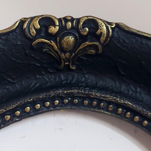 Gothic Round Frame, Gothic Black Frame, Victorian Frame, Goth Circular ...