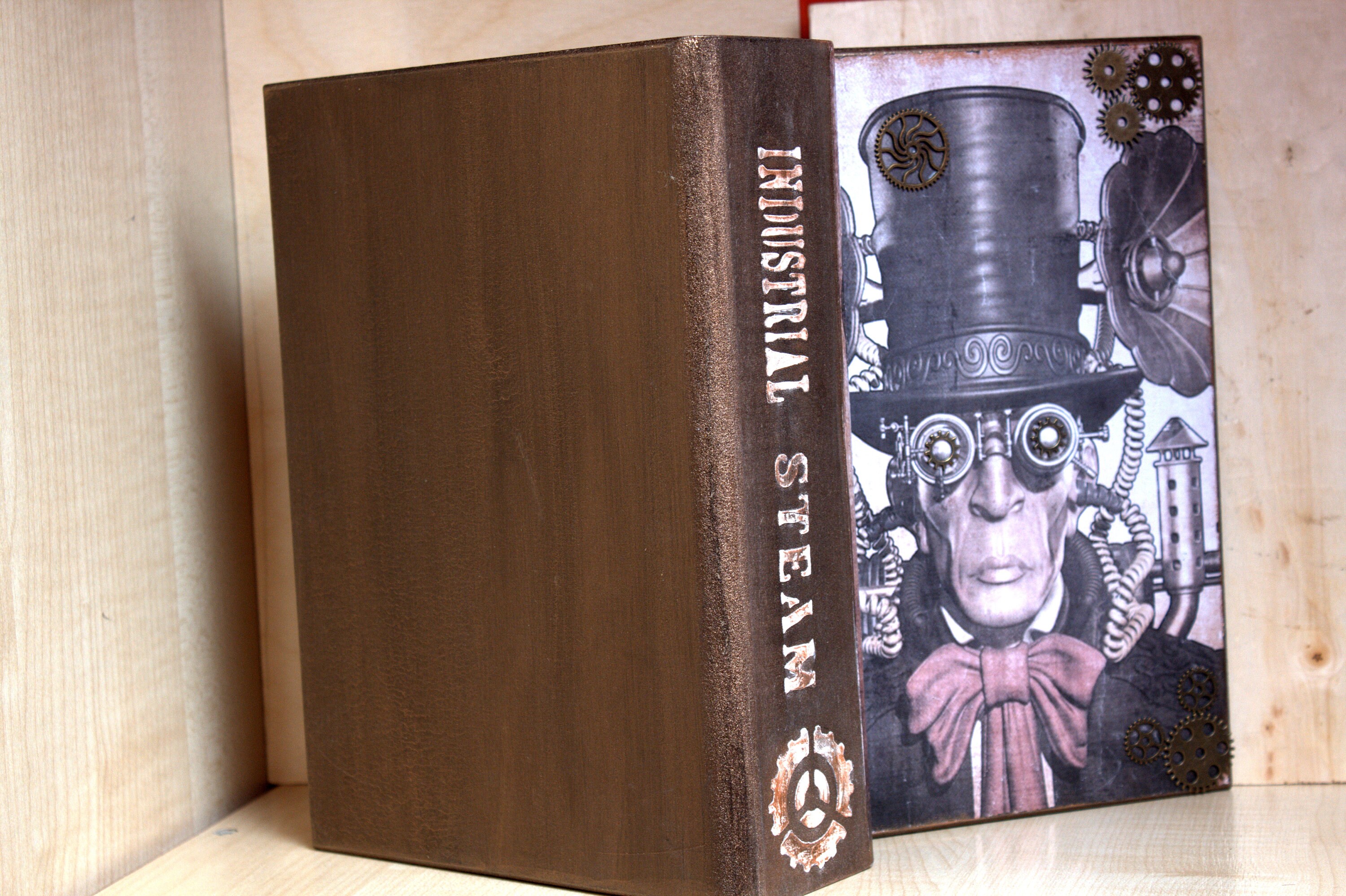 Time machine box Steampunk box Industrial decor box Time | Etsy