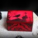 Red Vampire Box Raven Ring Box Gothic Decor Horror Box Vampire - Etsy