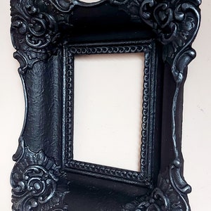 Gothic Wall Frame, Gothic Black Frame, Victorian Wall Frame, Black ...