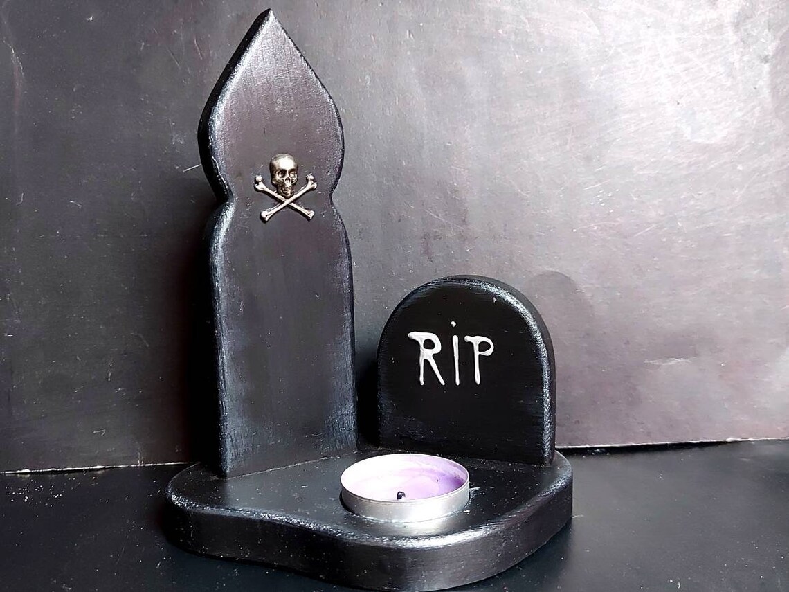 Gothic Table Decor Goth Candle Holder Witch Candle Holder | Etsy