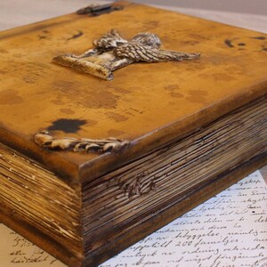 Flight of Icarus, Angel Wings Box, Gothic Decor Box, Mythology Decor ...
