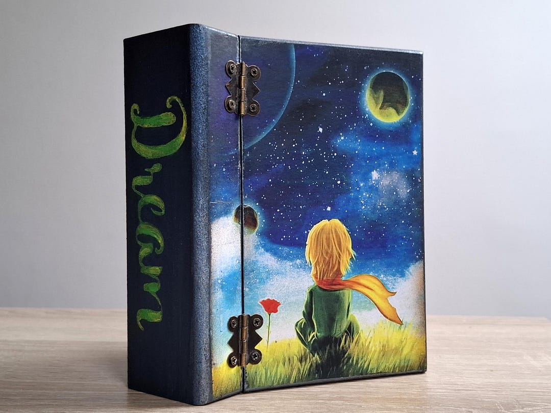 Little Prince Box, Little Prince Rose, Fairy Tale Box, Prince Book Box ...