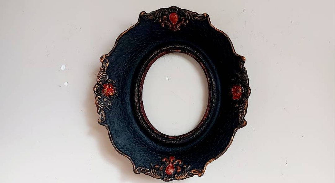 Gothic Rose Frame, Gothic Wall Frame, Vampire Wall Frame, Rose Wall ...