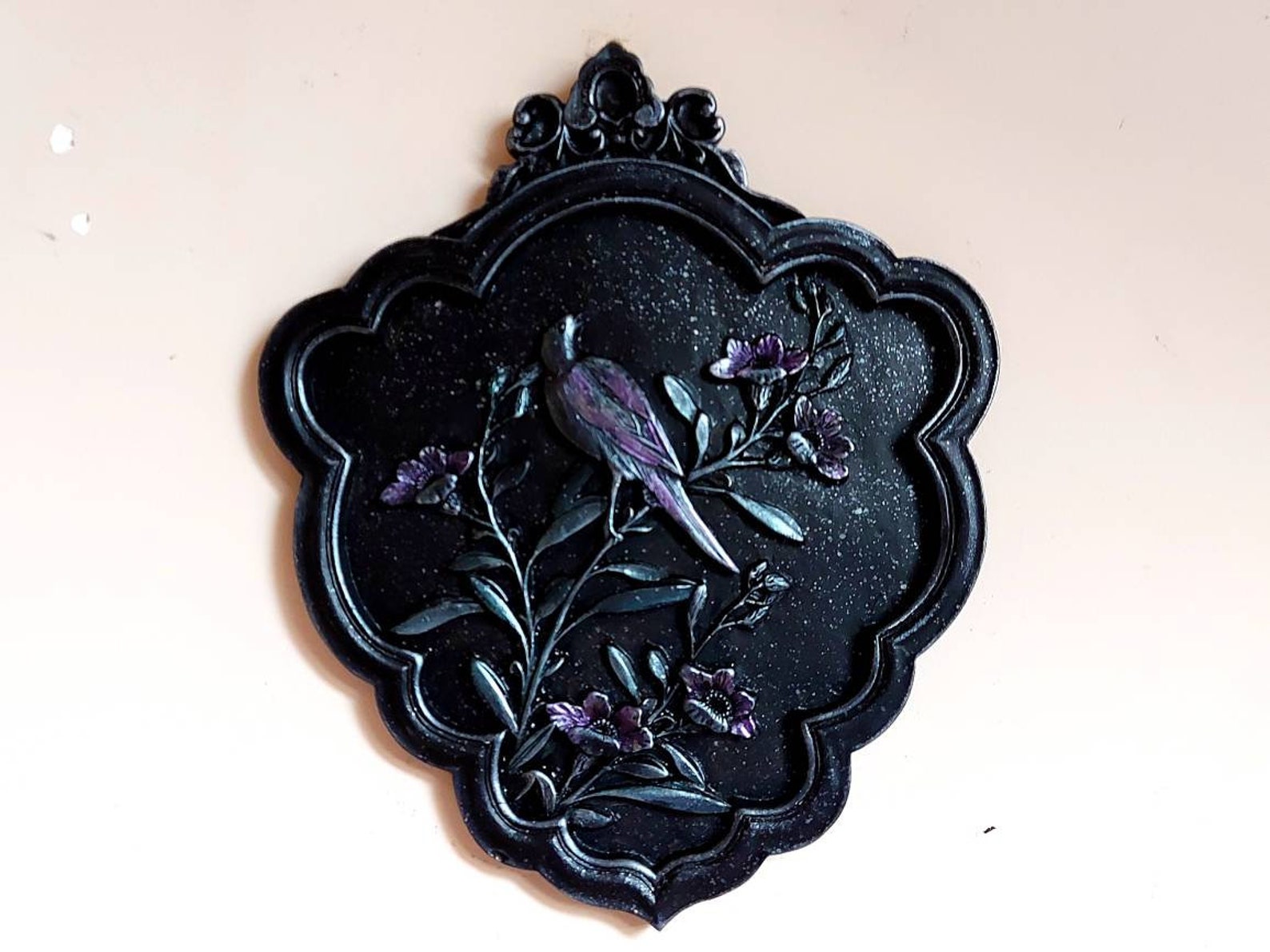 Gothic wall decor Gothic bird decor Relief in stone Gothic | Etsy