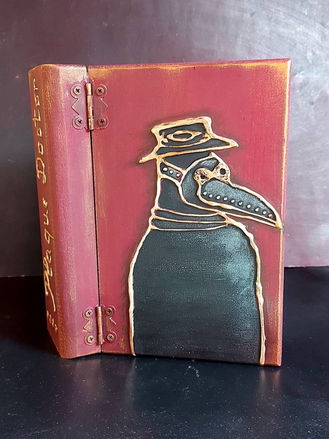 Plague Doctor Box Gothic Decor Box Victorian Box Dr Plague - Etsy