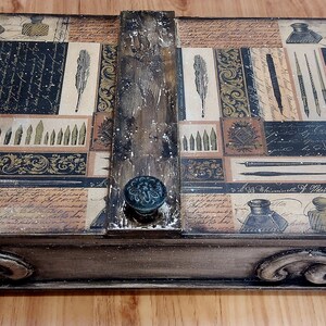 Cabinet Letter Box, Letter Large Box, Victorian Style Box, Victorian ...