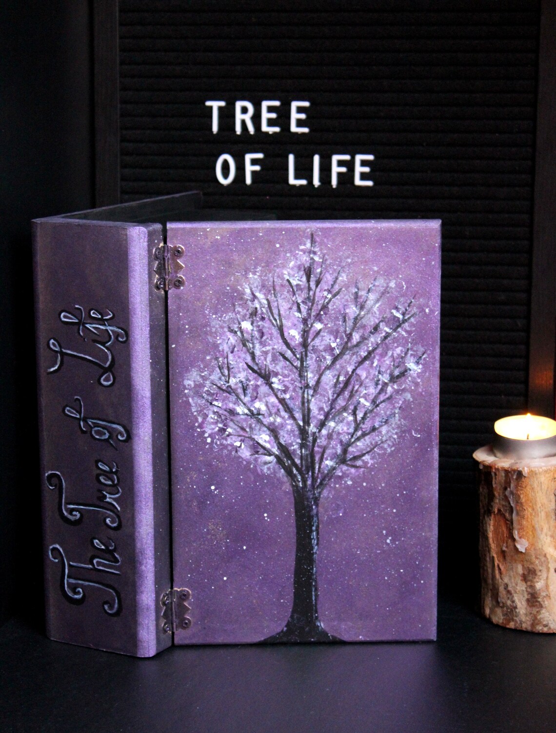 Tree of Life Box Tree of Life Decor Book of Shadows Box Gothic | Etsy