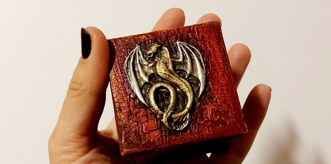 Dragon Ring Box, Medieval Mythology, Viking Nordic Box, Dragon Nordic ...