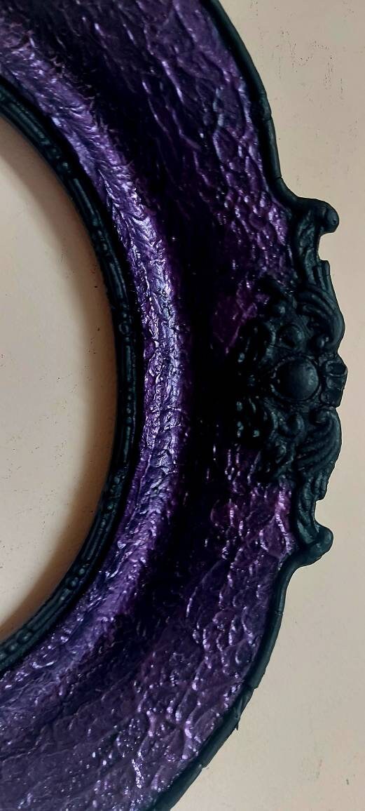 Gothic Purple Frame Gothic Wall Frame Bohemian Wall Frame - Etsy