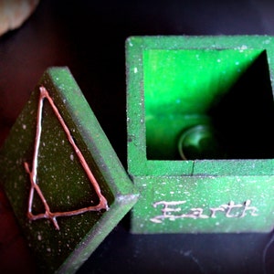 Earth Green Box Green Witch Box Forest Green Box Meditation - Etsy