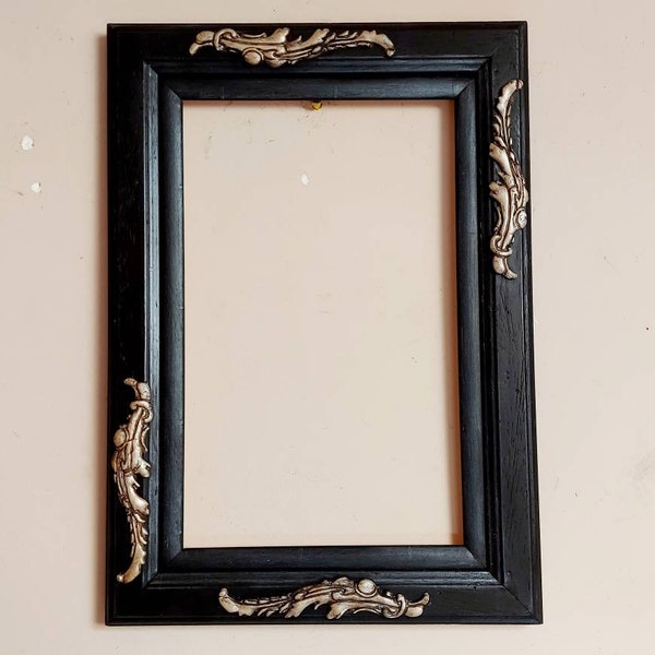 Rustic Black Frame - Etsy