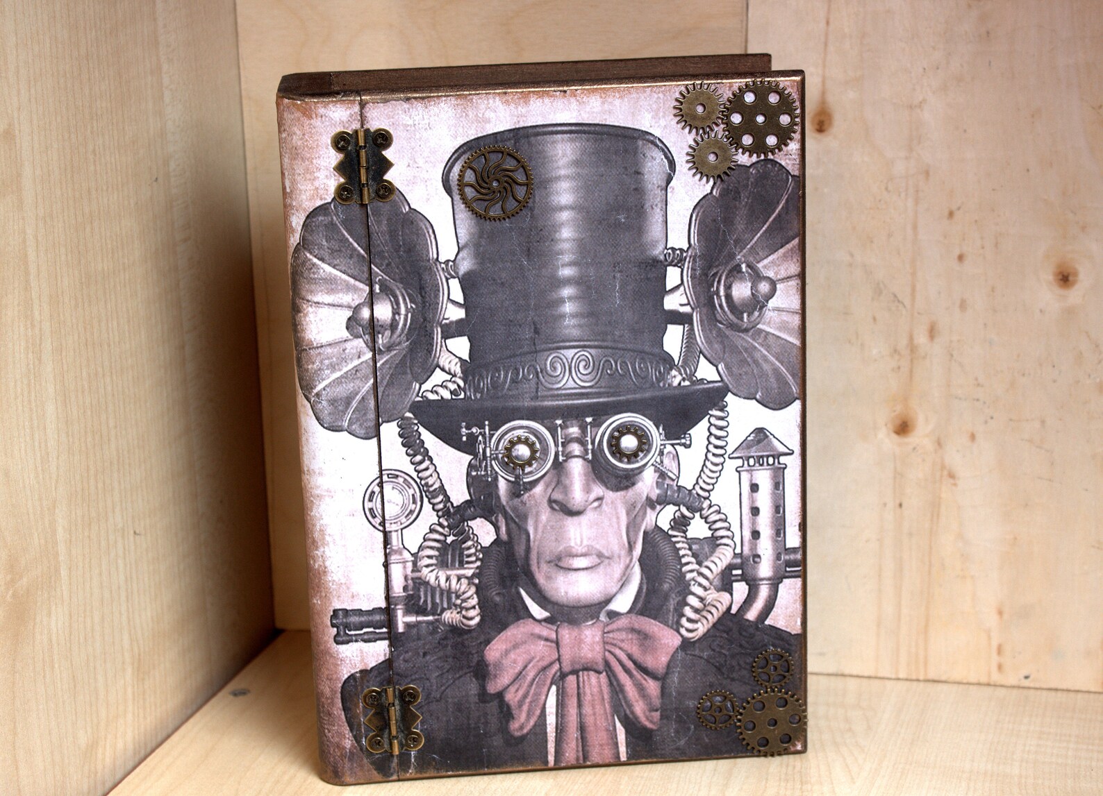 Time machine box Steampunk box Industrial decor box Time | Etsy