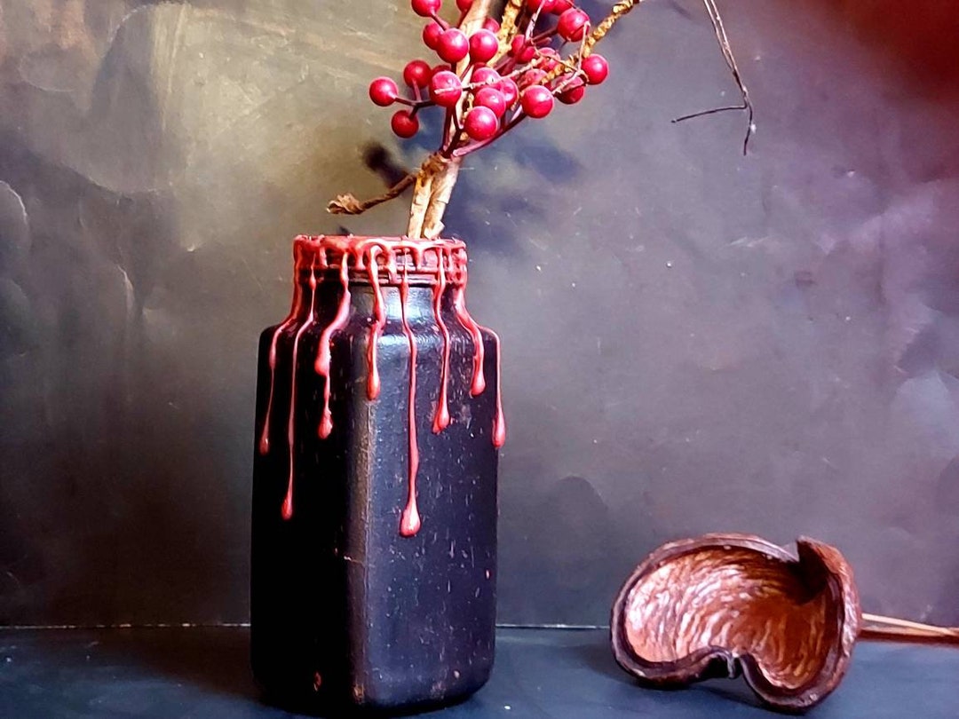 Blood Vase Vampire Vase Gothic Vase Gothic Decor Witch Decor - Etsy