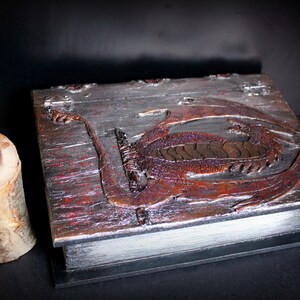 Dragon Book Box Norse Pagan Box Viking Pagan Gift Medieval Decor Norse ...