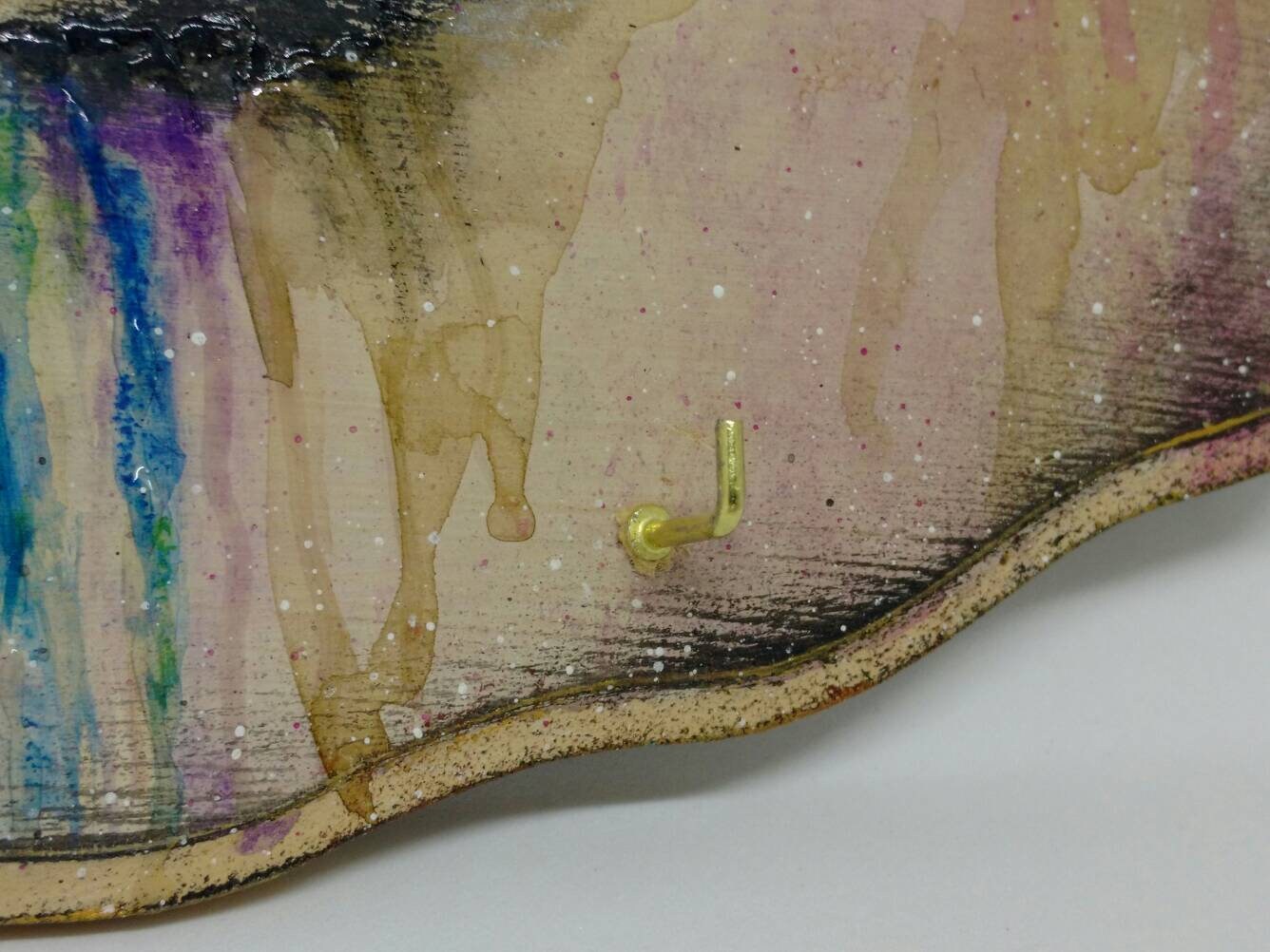 Hand Painted Eye Key Hanger Gothic Eye Decor Wall Organizer - Etsy