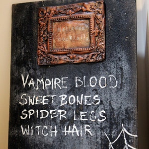 Vampire Wall Decor Vampire Blood Sign Halloween Wall Decor Gothic Wall ...