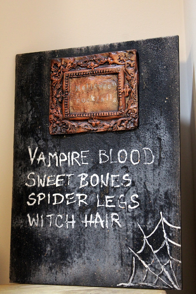 Vampire Wall Decor Vampire Blood Sign Halloween Wall Decor | Etsy