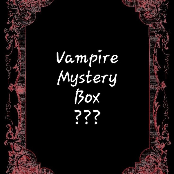 Gothic Vampire Mystery Box - Etsy