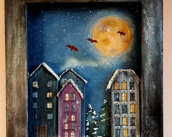 Gothic Shadow Box - Etsy